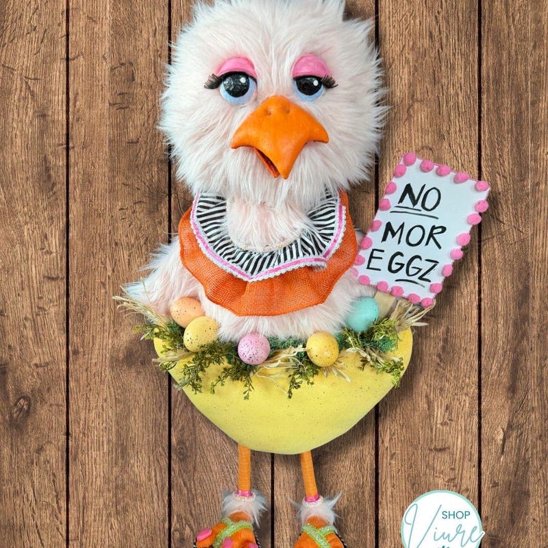 Half Easter Wreath - Etsy