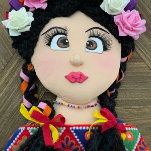 Fiesta Girl Wreath Attachment, Adelita Wreath Attachment, Cinco De Mayo ...