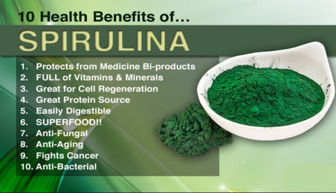 Spirulina Sea Moss Gel Dr. Sebi's Grade- Kids Approved - Etsy