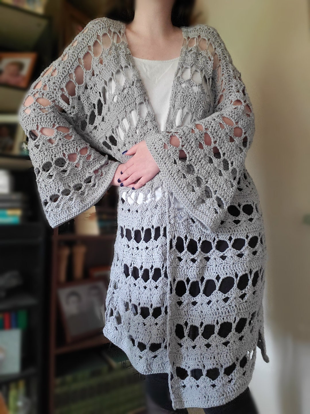 Crochet Cardigan - Etsy