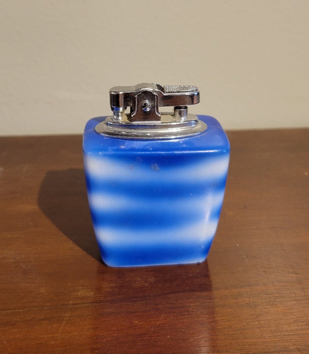 MCM Ceramic Table Lighter Blue and White 1950s-1960s Japan - Etsy