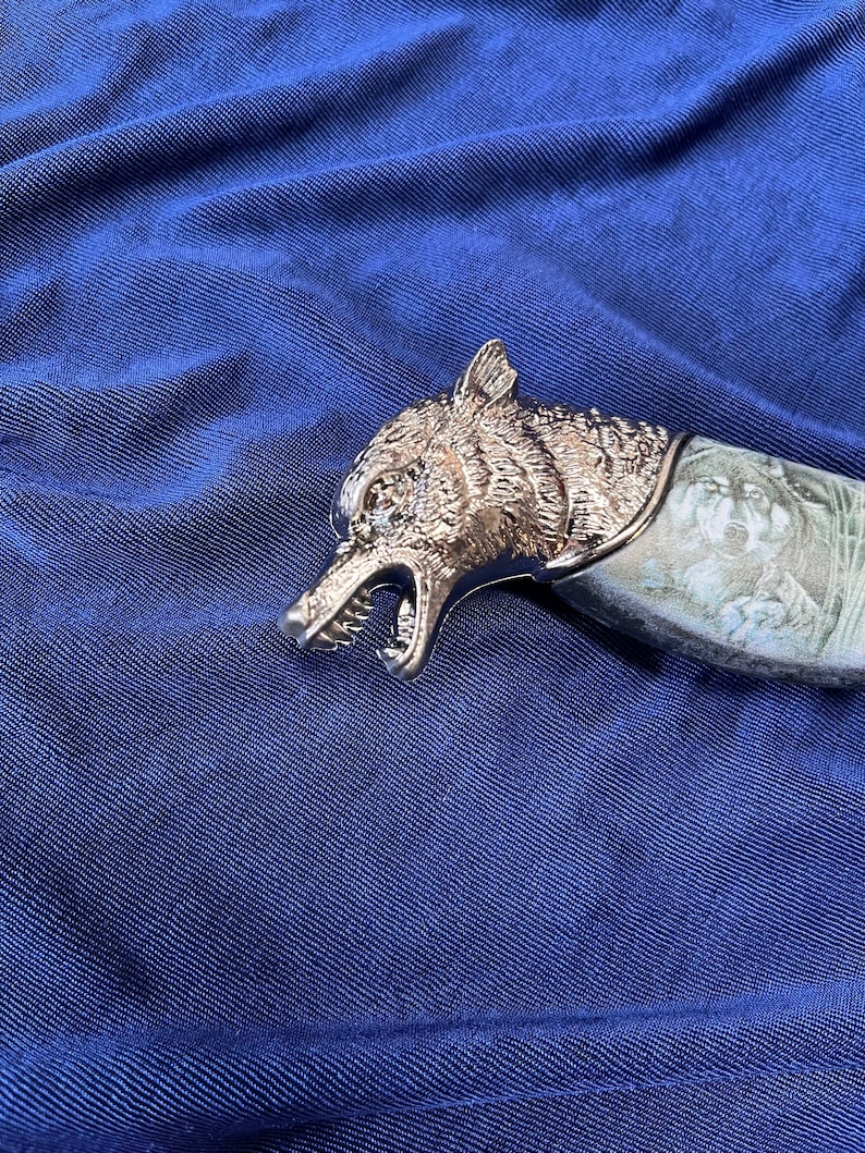 Wolf Eagle or Bear Dagger With Sheath and Leather Frog. Short - Etsy