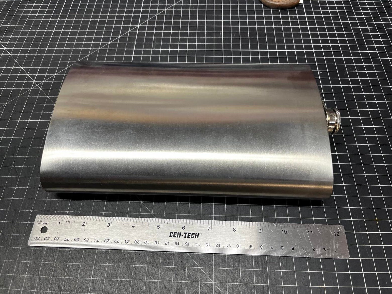 Giant Flask Holder With 64oz Flask Included Leather Flask Holder ...