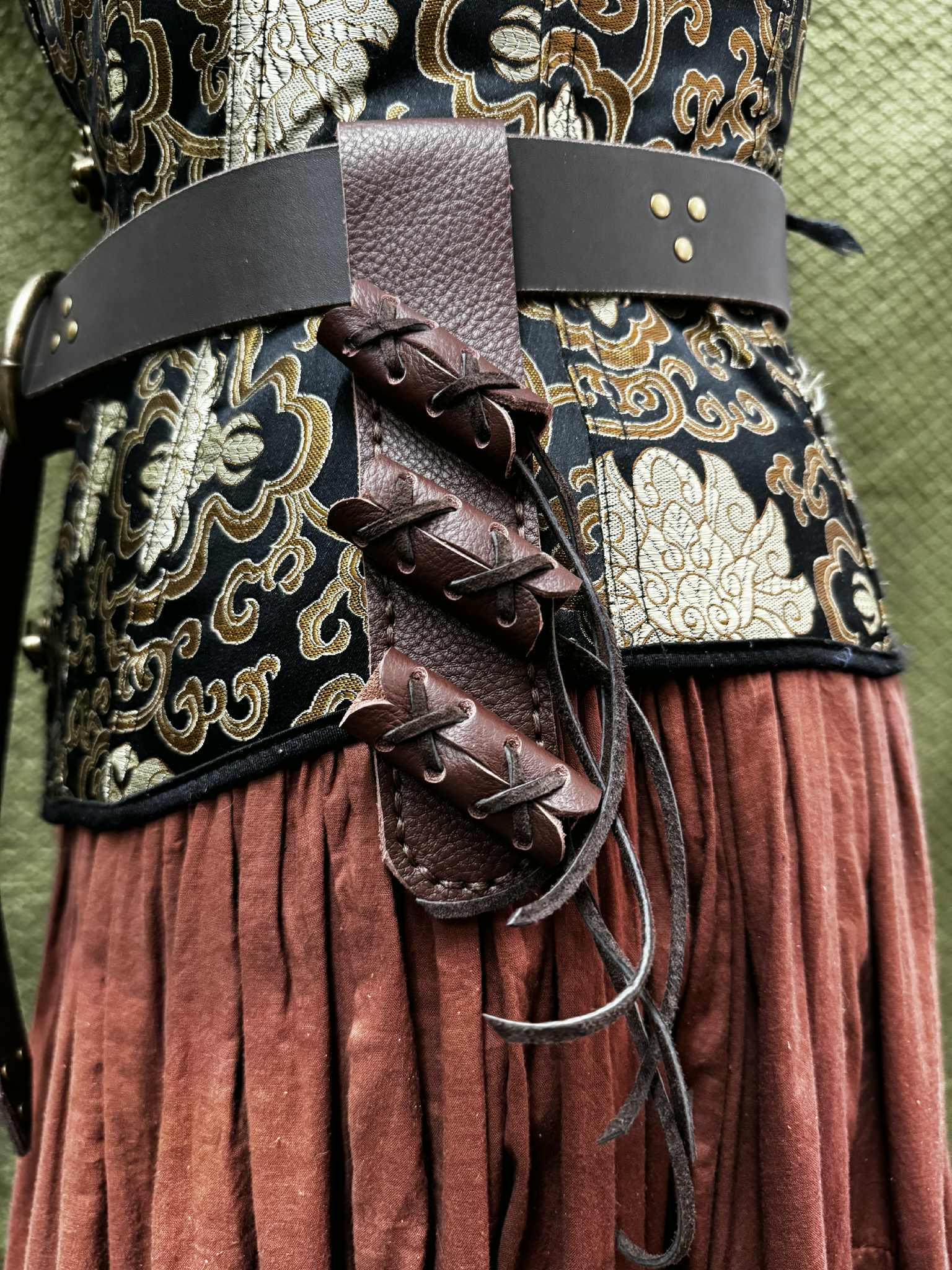 Adjustable Leather Triple Wand Holster: LARP, Cosplay, Renaissance - Etsy