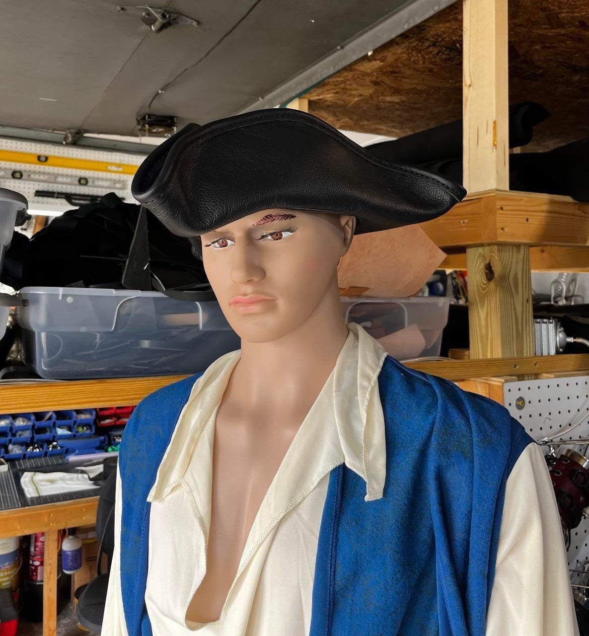 Leather Tricorn Hat Pattern