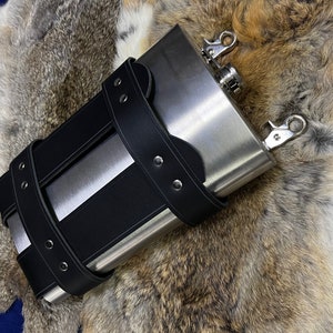 Giant Flask Holder With 64oz Flask Included! Holster for Pirates ...