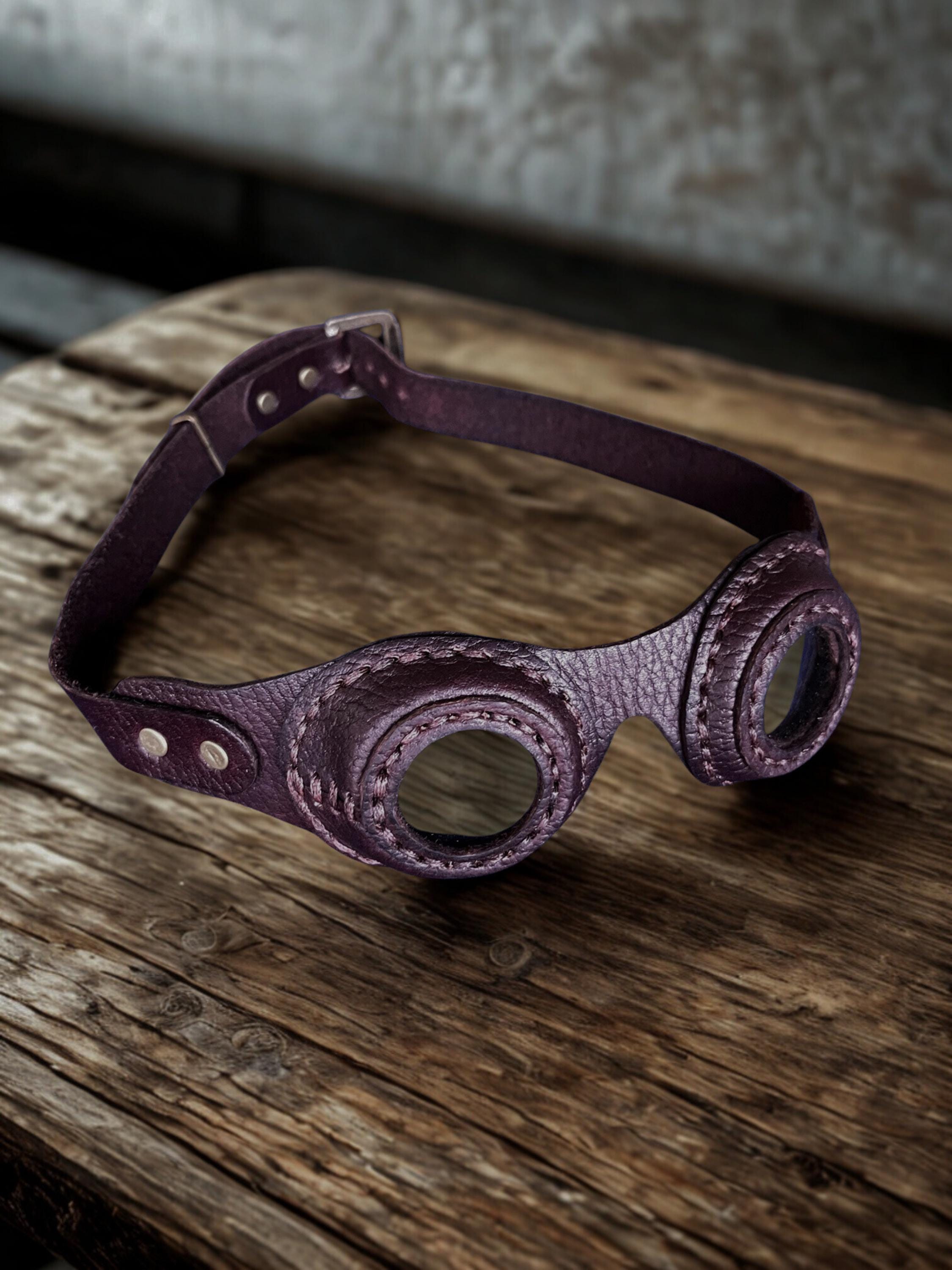 Leather Steampunk Goggles, Victorian Fashion, Post Apocalyptic Cosplay ...
