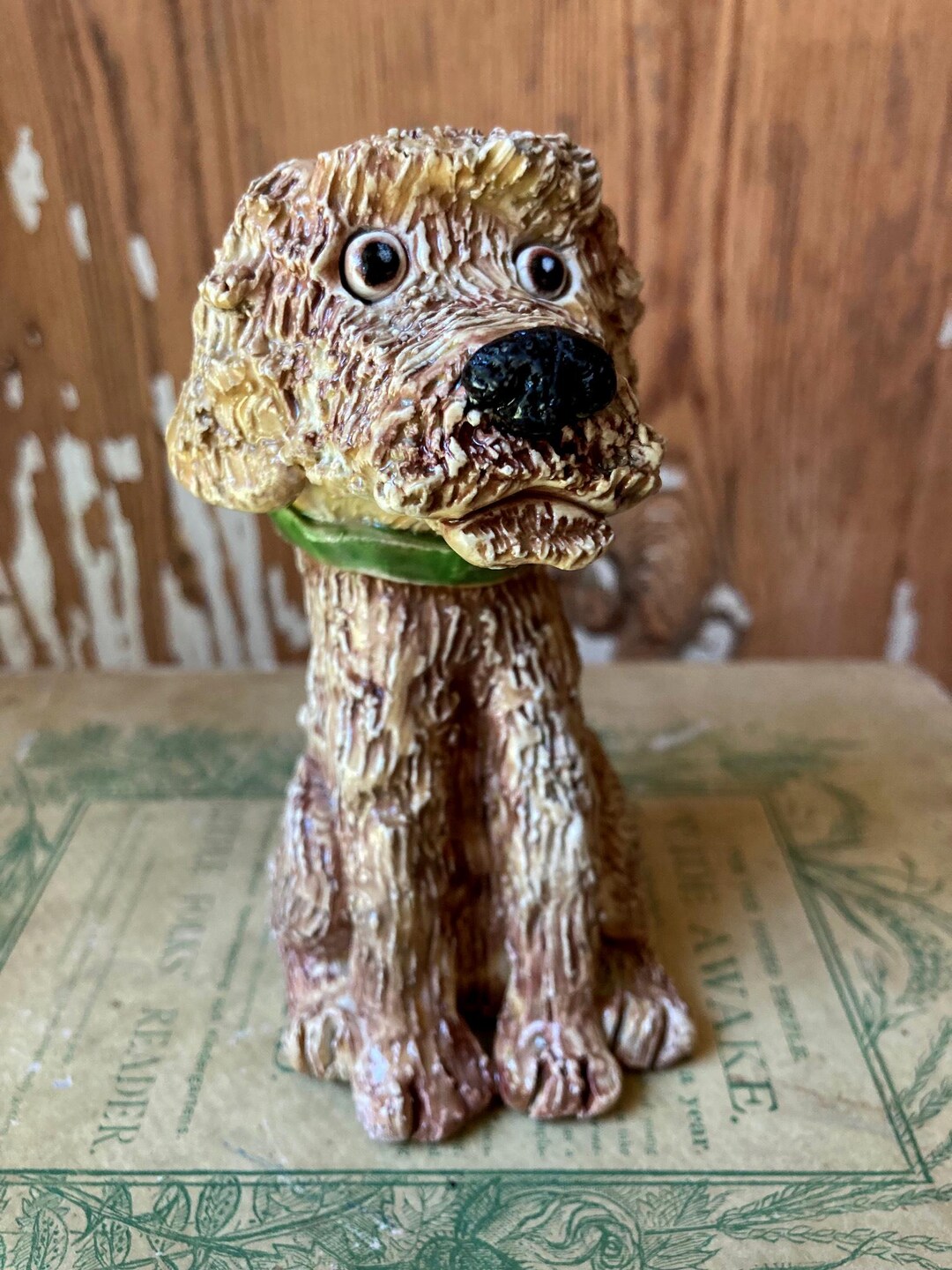 Handmade Ceramic Labradoodle Sculpture - Etsy