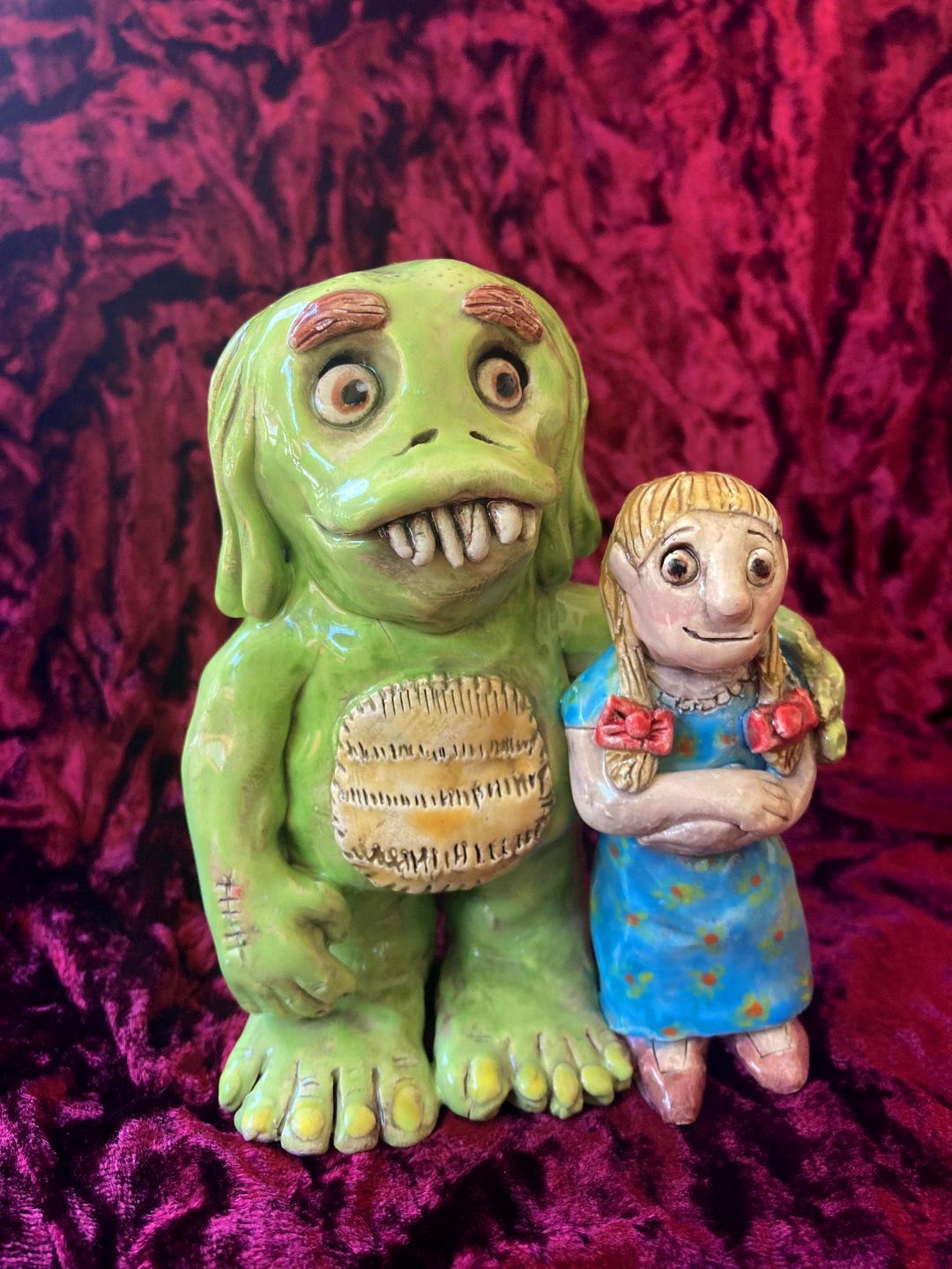 Monster and Girl - Etsy