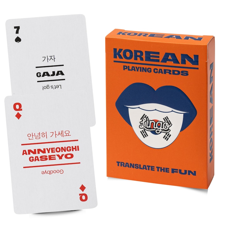 Korean Cards Deck - Etsy