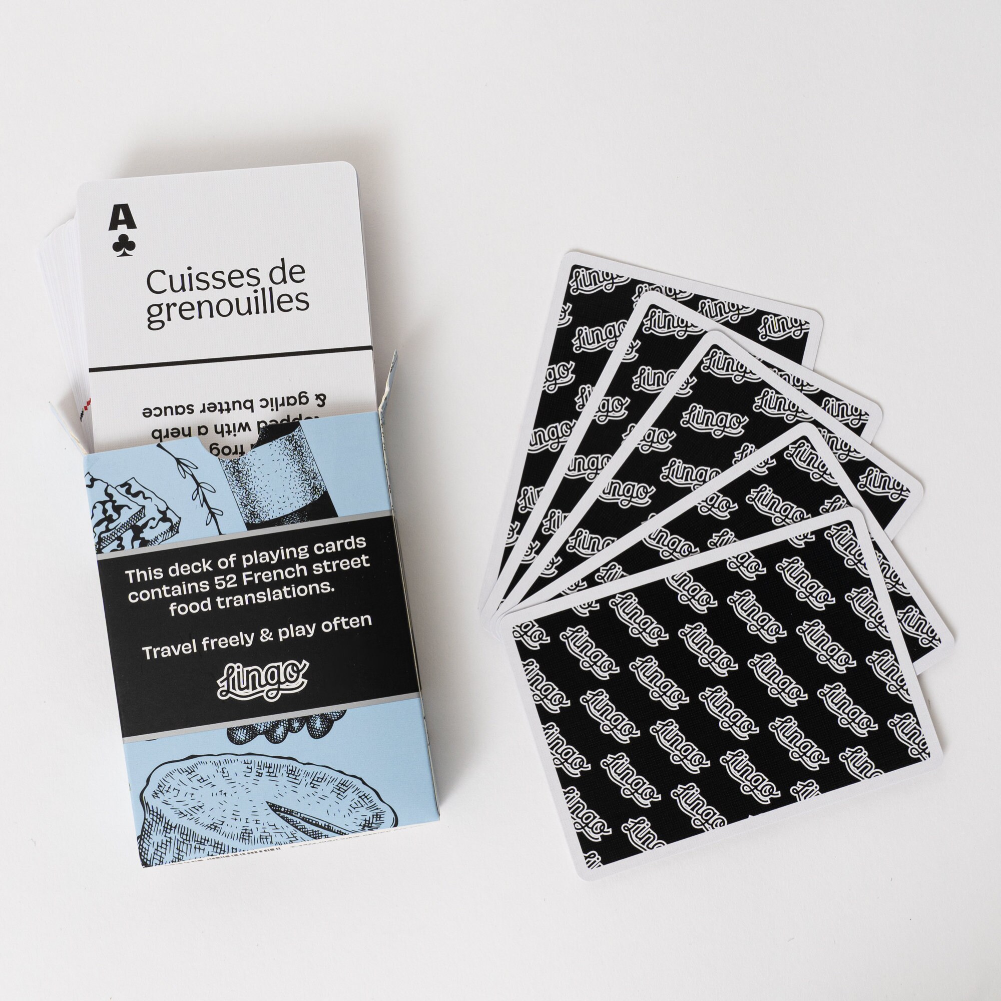 French Street Food Lingo Playing Cards - Etsy