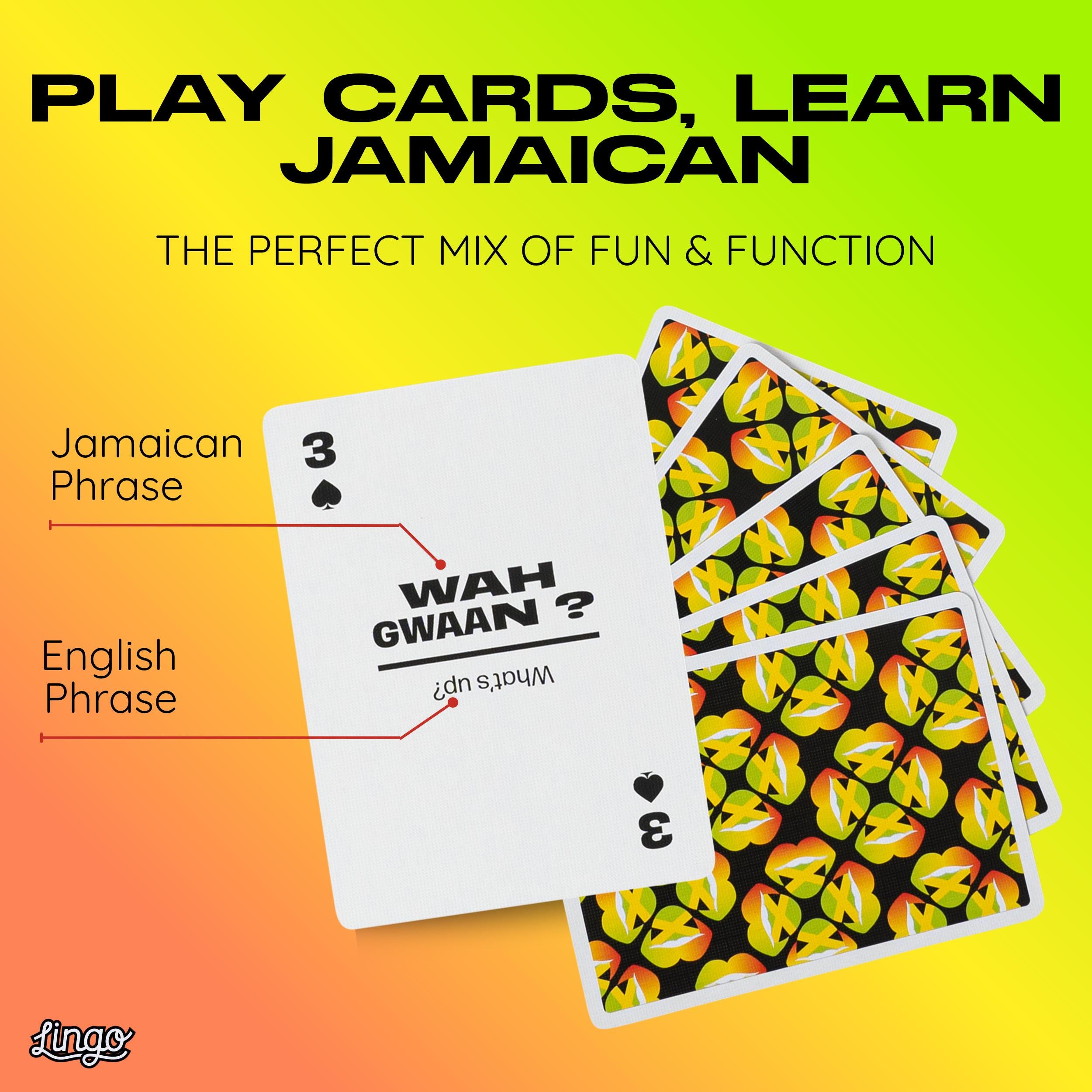 Jamaican Lingo Playing Cards - Etsy