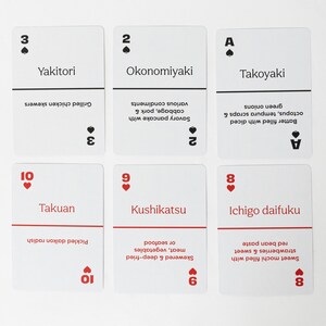 Japanese Street Food Lingo Playing Cards - Etsy