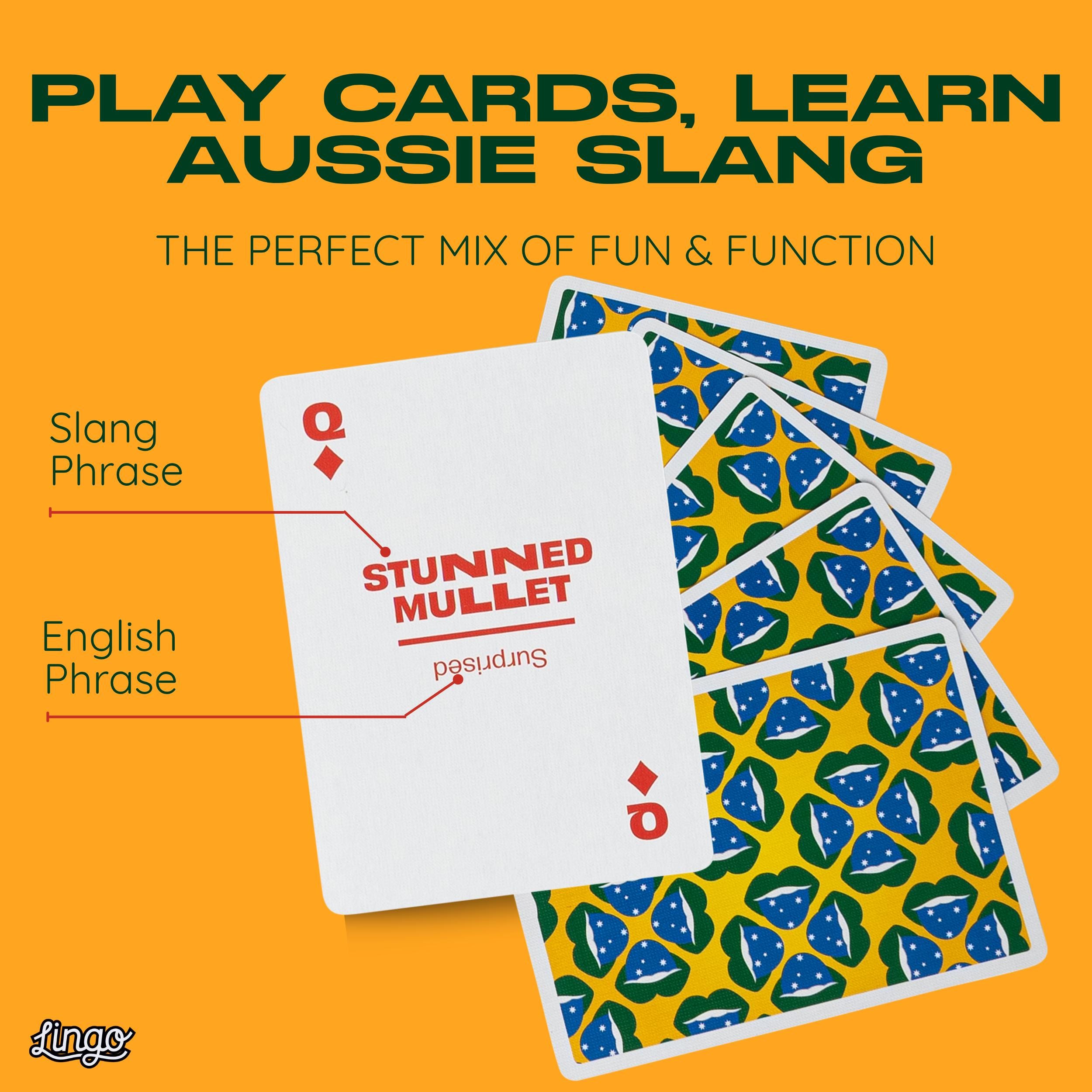 Aussie Slang Playing Cards in Travel Case - Etsy Australia