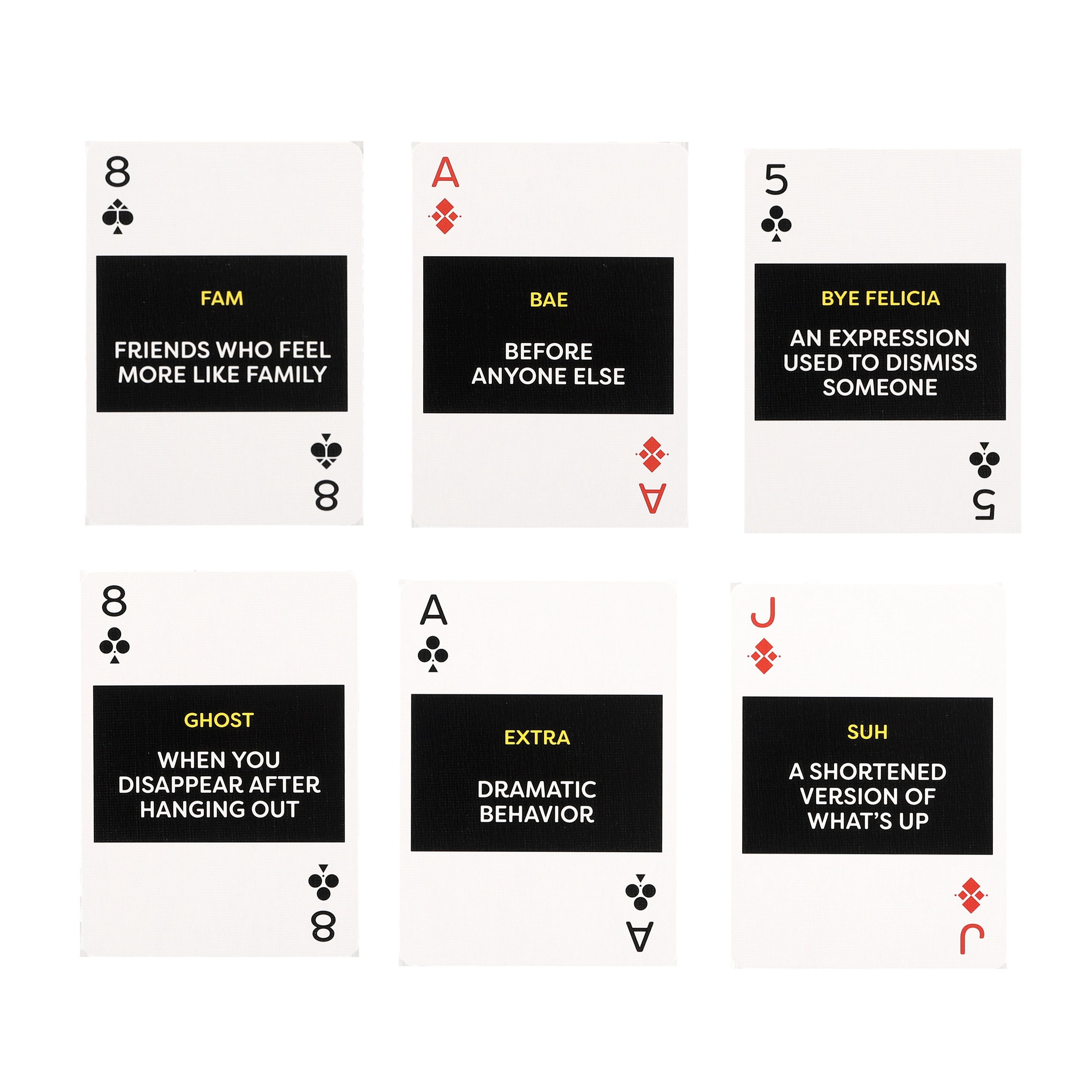 Millennial Slang Playing Cards in Tin Case - Etsy