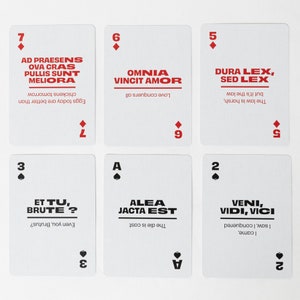 Latin Lingo Playing Cards - Etsy