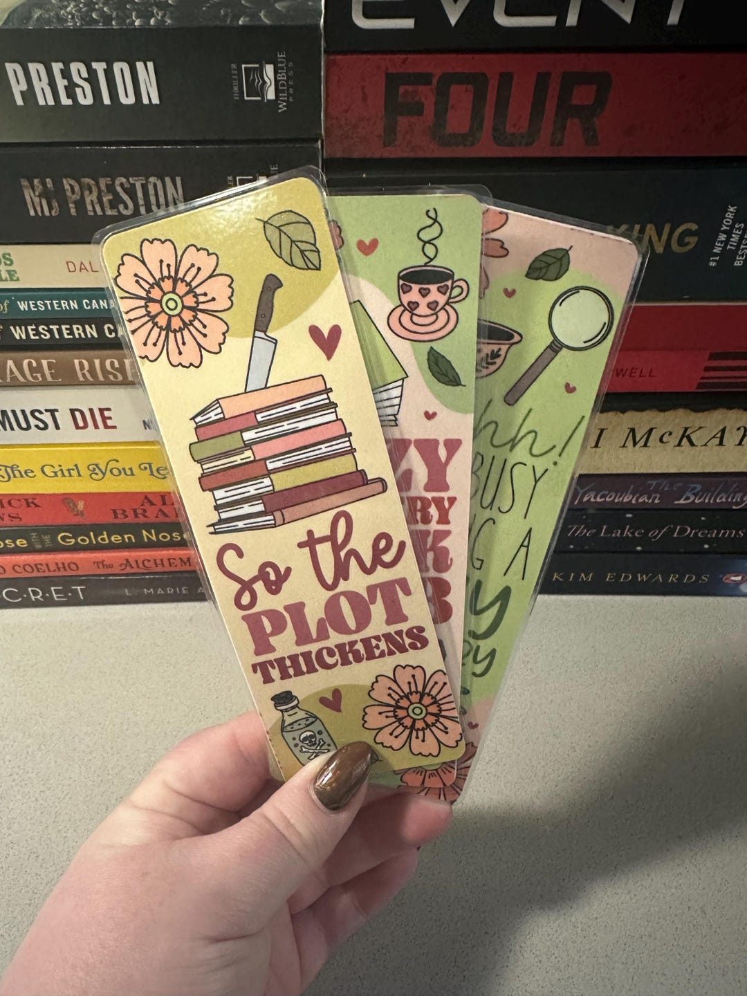 Cozy Mystery Bookmarks - Bookmark - Laminated Bookmark - Etsy