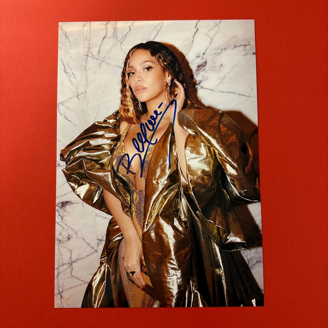 BEYONCE - Authentic Hand-signed Photo Autograph With Coa - Etsy