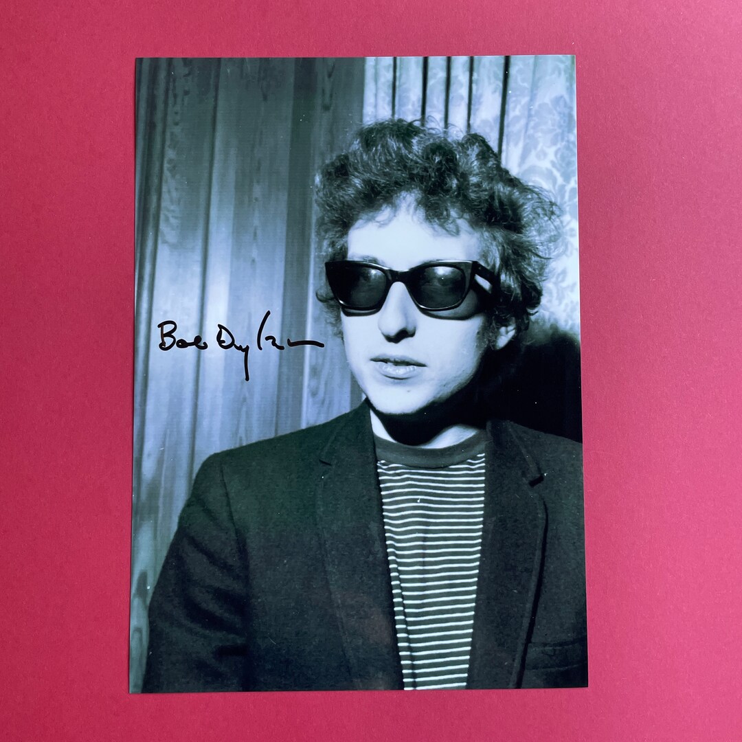 BOB DYLAN Authentic Hand-signed Photo Autograph With Coa - Etsy