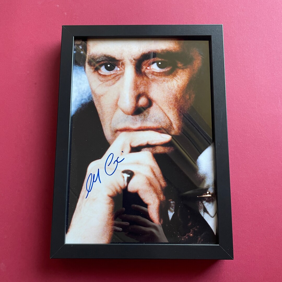 Framed AL PACINO Authentic Hand-signed Photo Autograph With Coa - Etsy