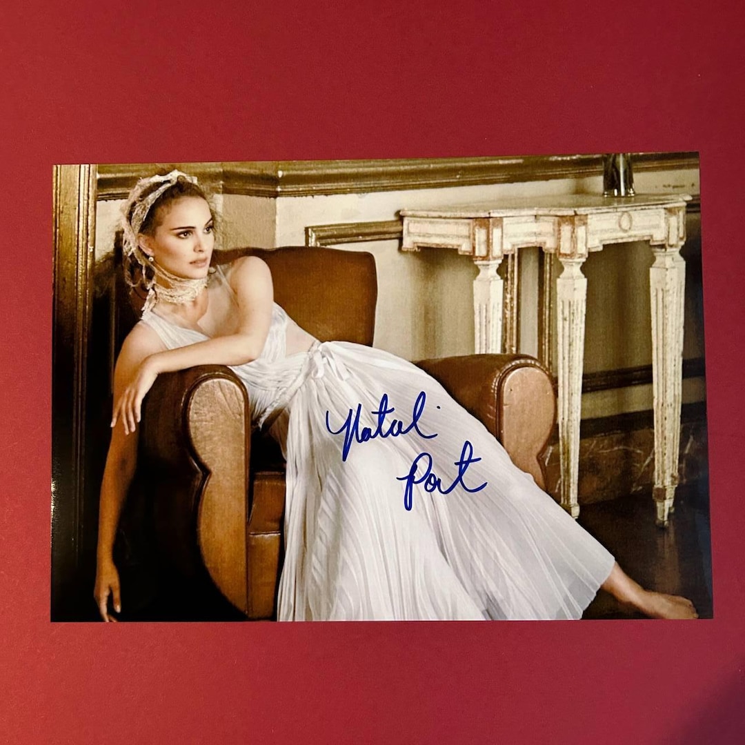 NATALIE PORTMAN - Authentic Hand-signed Photo Autograph With Coa - Etsy