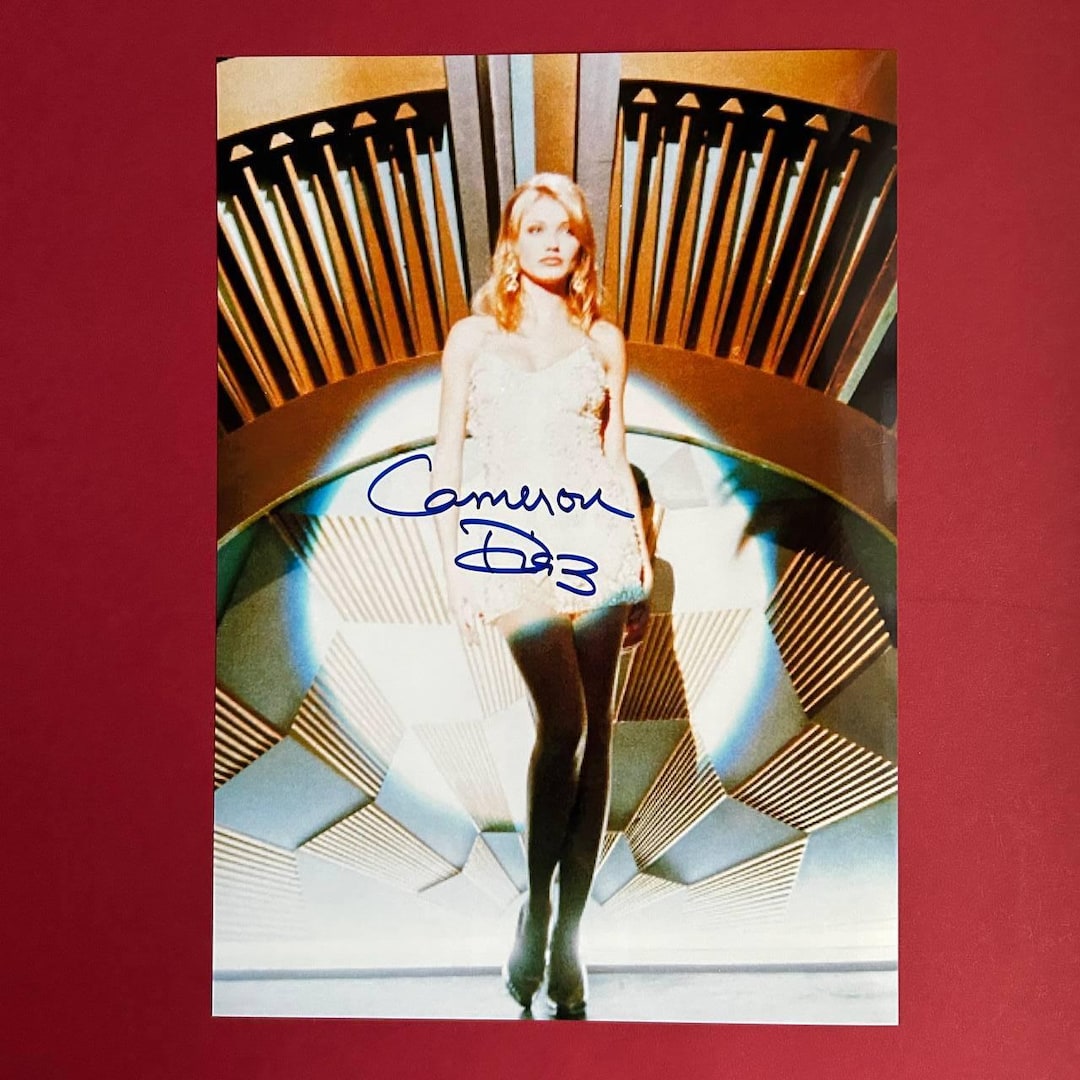 CAMERON DIAZ - Authentic Hand-signed Photo Autograph With Coa - Etsy