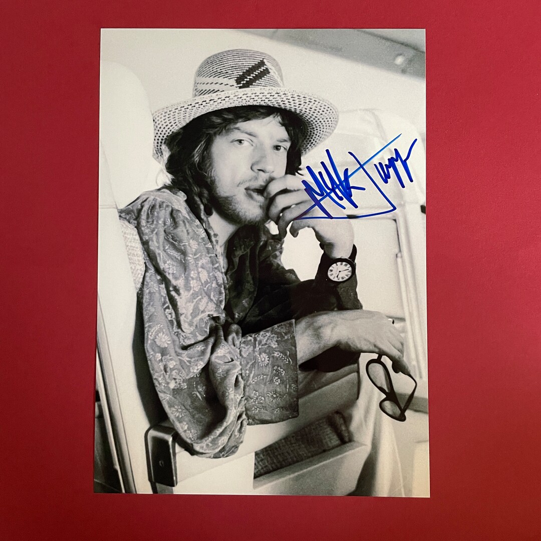 MICK JAGGER / the Rolling Stones Authentic Hand-signed Photo Autograph ...