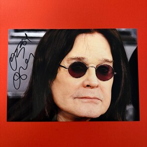 OZZY OSBOURNE - Authentic Hand-signed Photo Autograph With Coa - Etsy