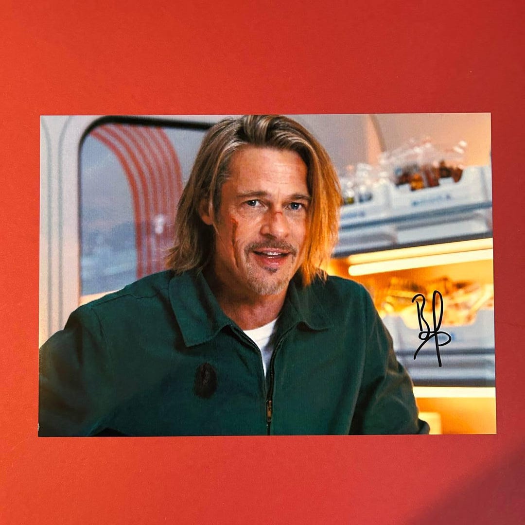 BRAD PITT - Authentic Hand-signed Photo Autograph With Coa - Etsy