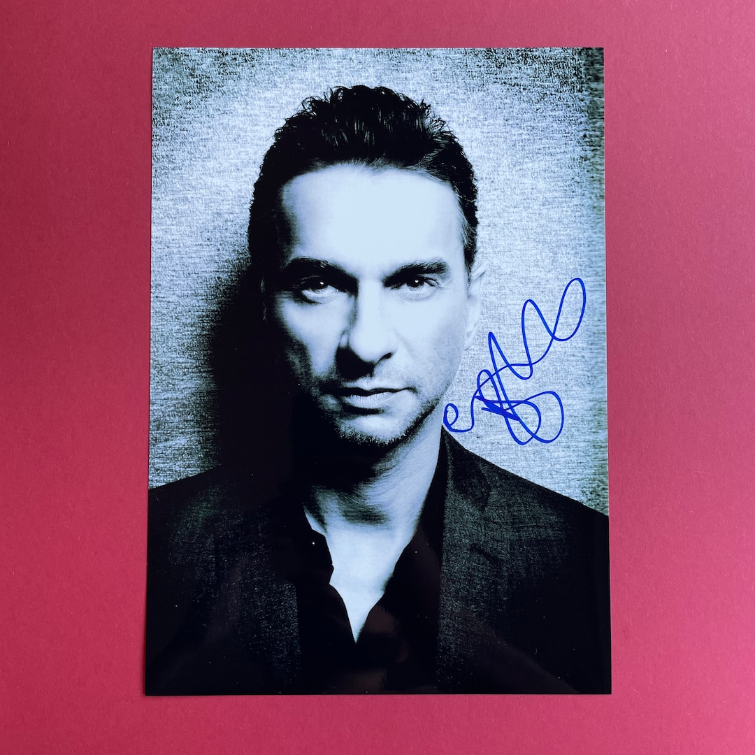 DAVE GAHAN / Depeche Mode Authentic Hand-signed Photo Autograph With ...