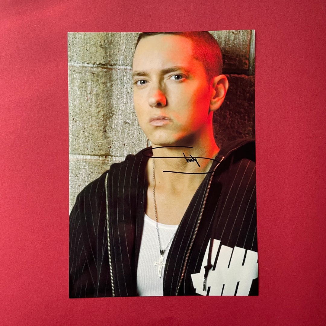 EMINEM - Authentic Hand-signed Photo Autograph With Coa - Etsy