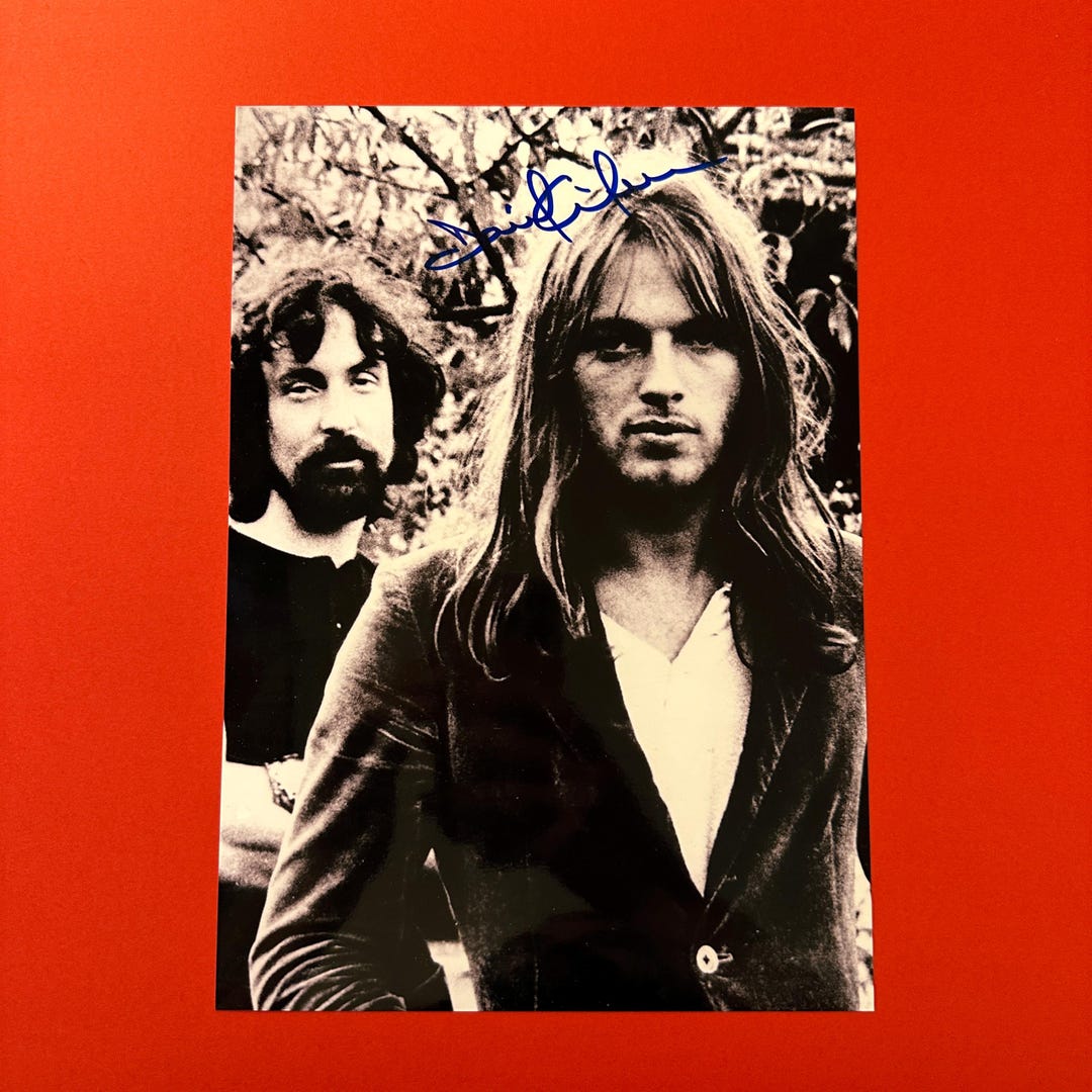 DAVID GILMOUR / Pink Floyd - Authentic Hand-signed Photo Autograph With ...