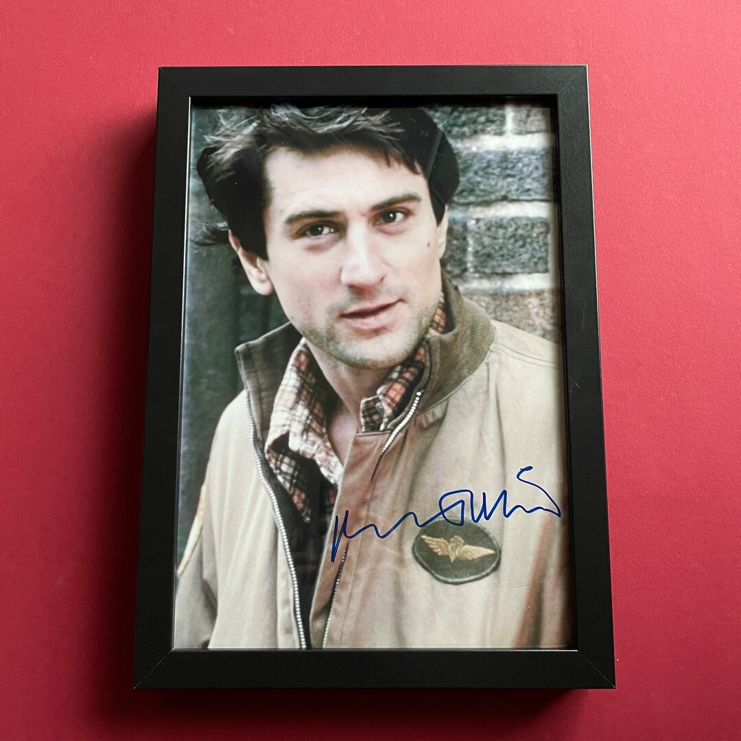 Framed ROBERT DE NIRO Authentic Hand-signed Photo Autograph With Coa - Etsy
