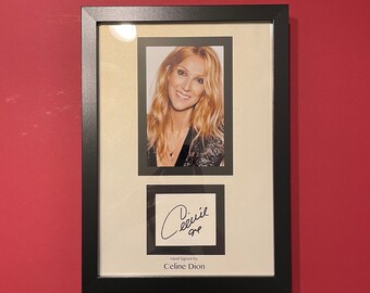 Celine Dion Autograph - Etsy