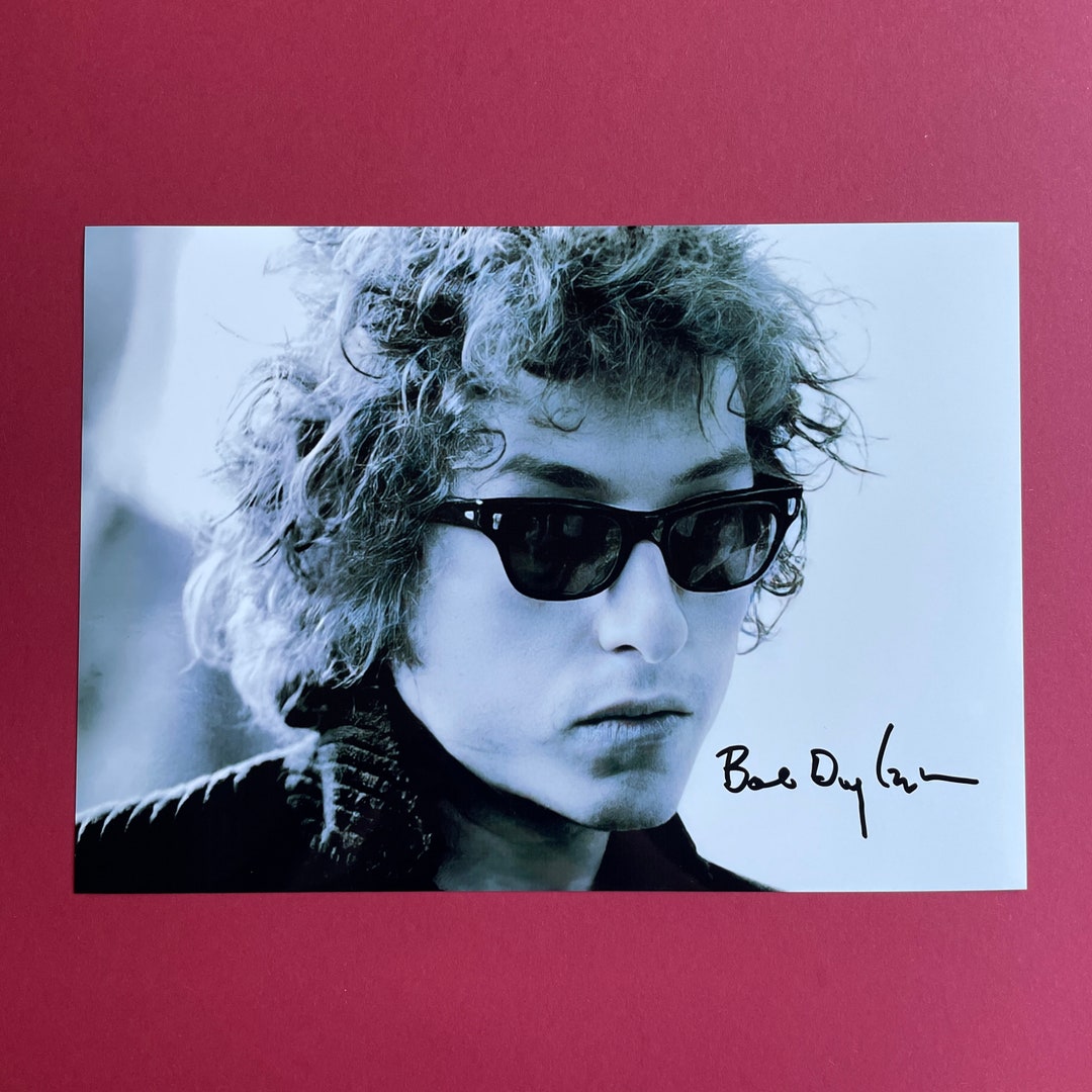 BOB DYLAN Authentic Hand-signed Photo Autograph With Coa - Etsy