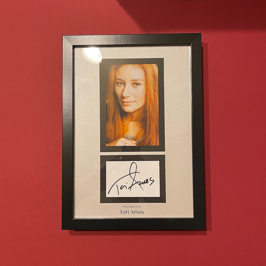 Framed TORI AMOS Authentic Hand-signed Autograph With COA - Etsy