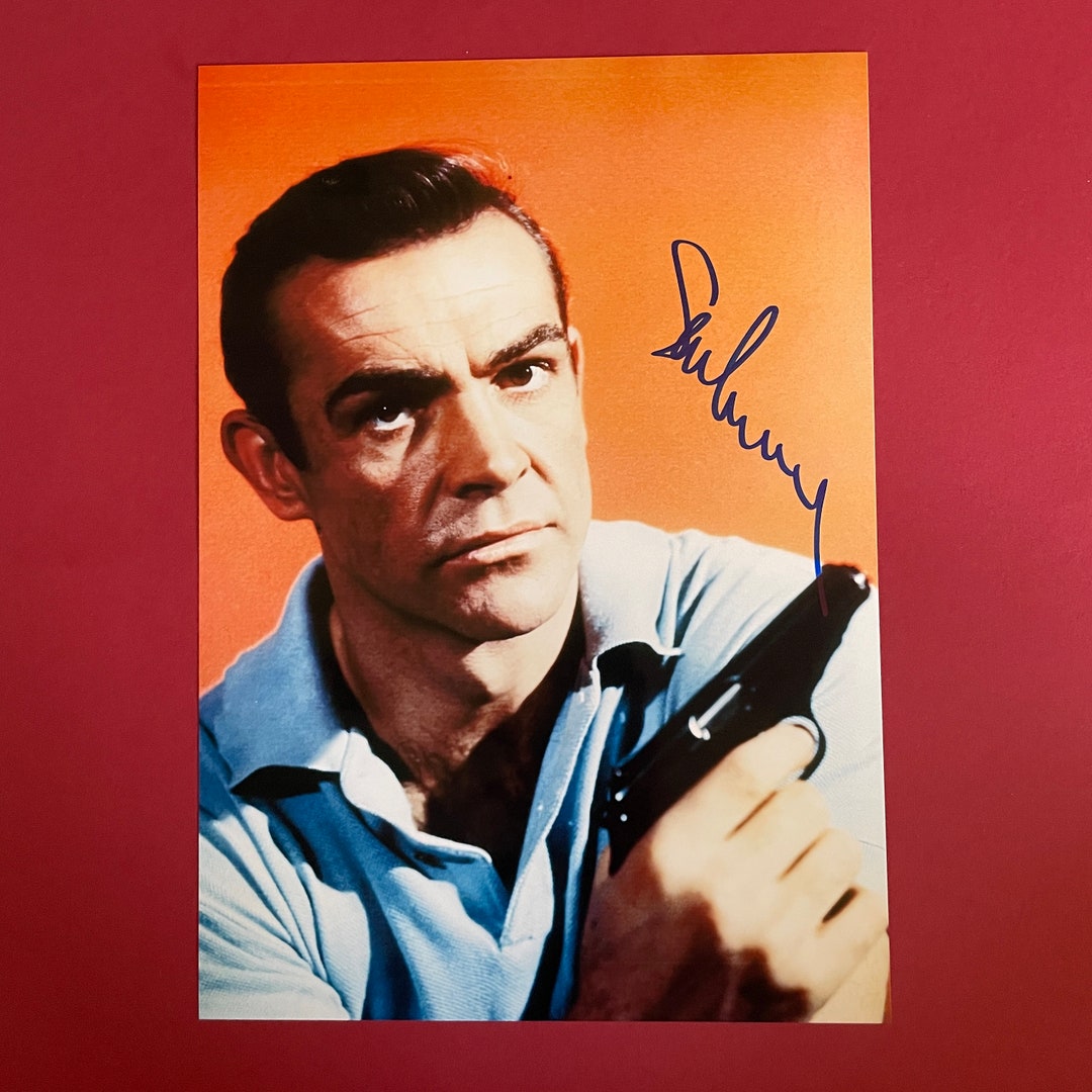 SEAN CONNERY Authentic Hand-signed Photo Autograph With Coa - Etsy