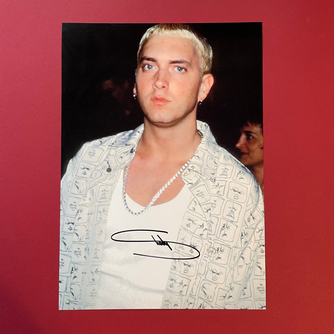 EMINEM Authentic Hand-signed Photo Autograph With Coa - Etsy
