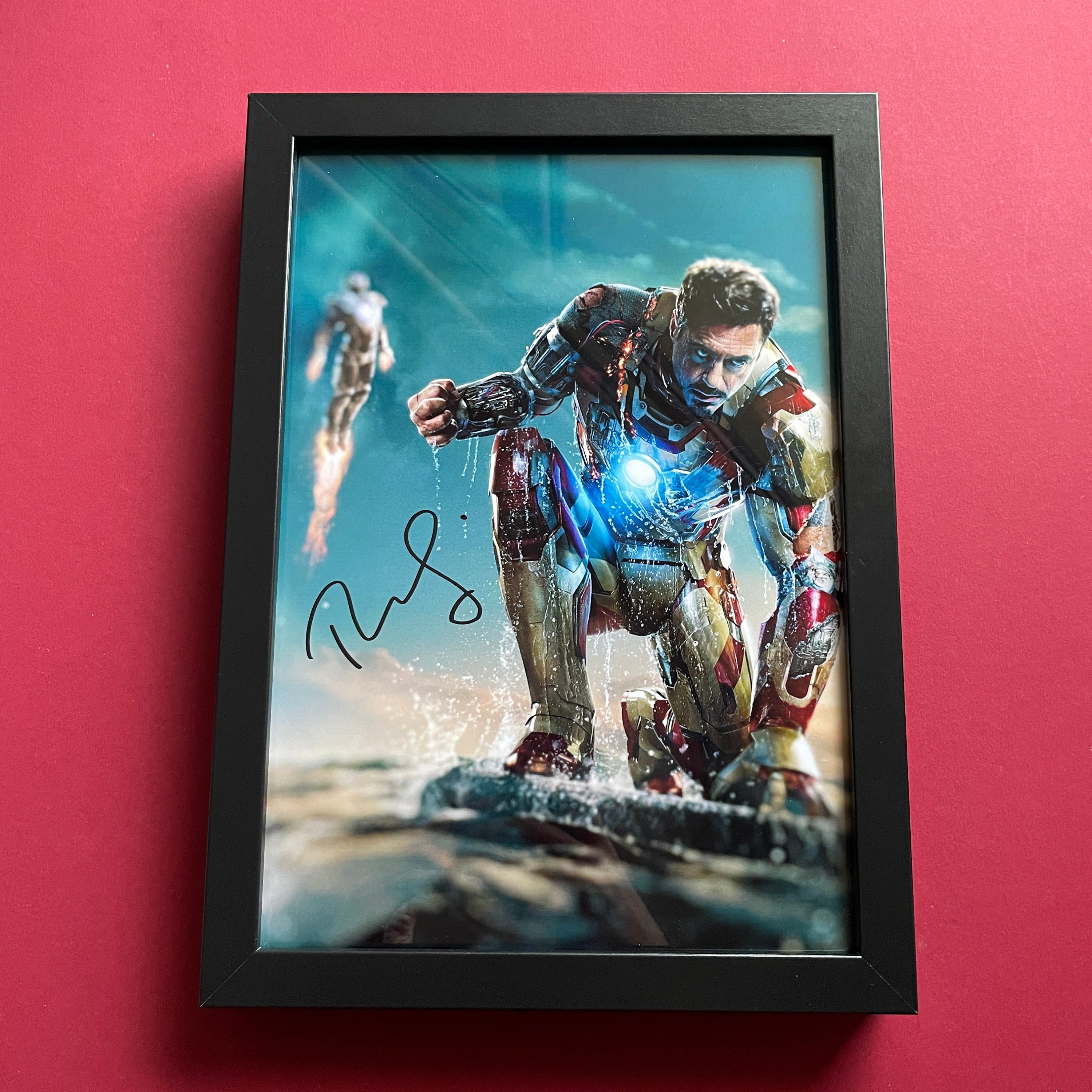 Framed ROBERT DOWNEY JR. Authentic Hand-signed Photo - Etsy