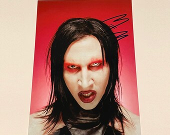Marilyn Manson Signed - Etsy