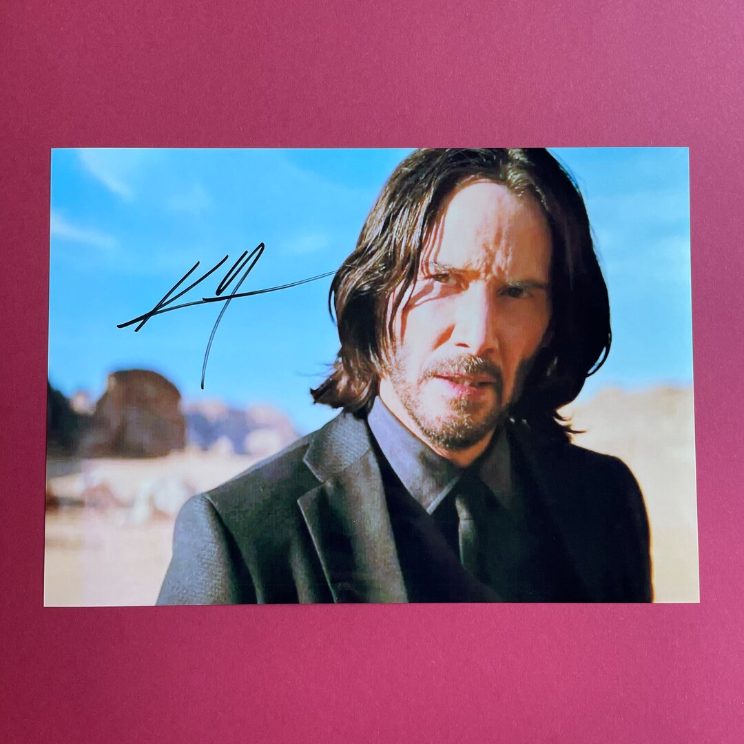 KEANU REEVES - Authentic Hand-signed Photo Autograph With Coa - Etsy