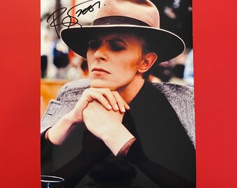 DAVID BOWIE Authentic Hand-signed Photo Autograph With Coa - Etsy