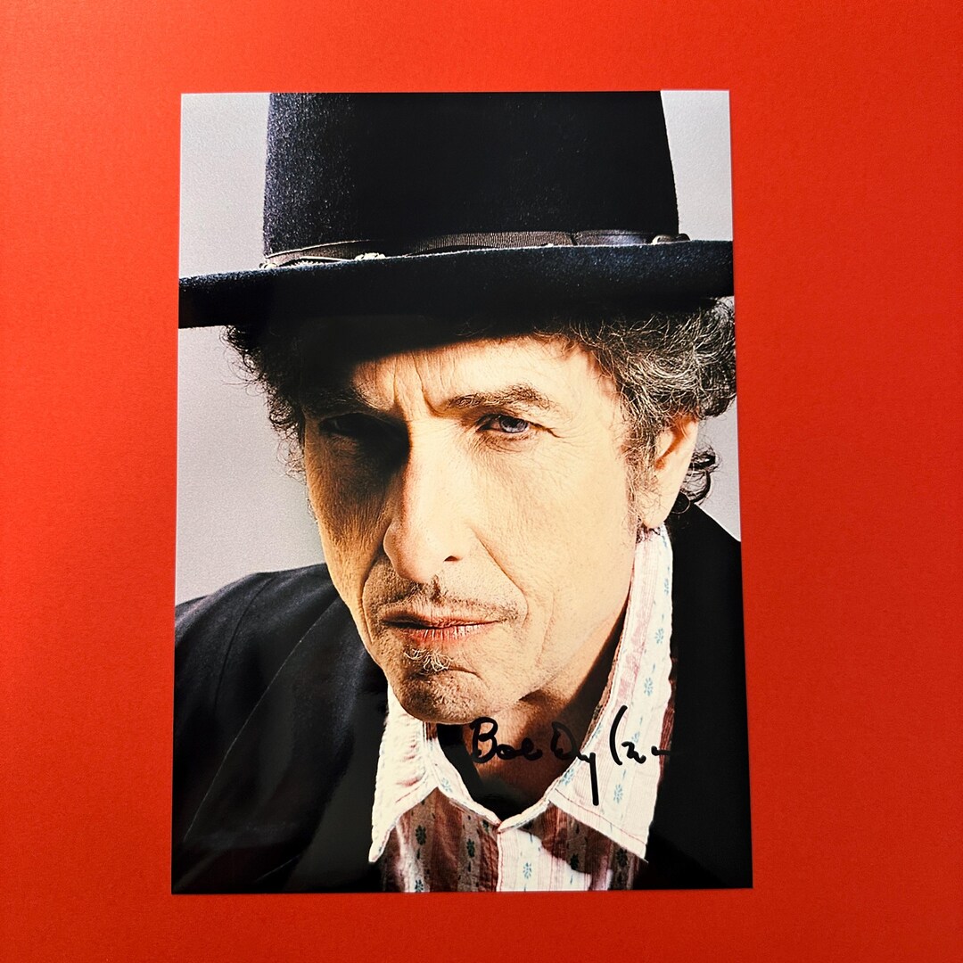 BOB DYLAN - Authentic Hand-signed Photo Autograph With Coa - Etsy