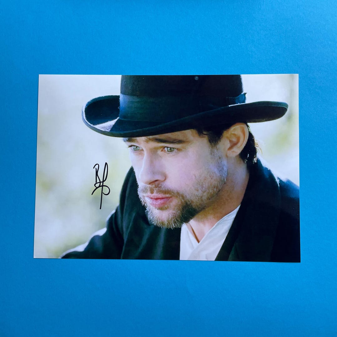 BRAD PITT - Authentic Hand-signed Photo Autograph With Coa - Etsy