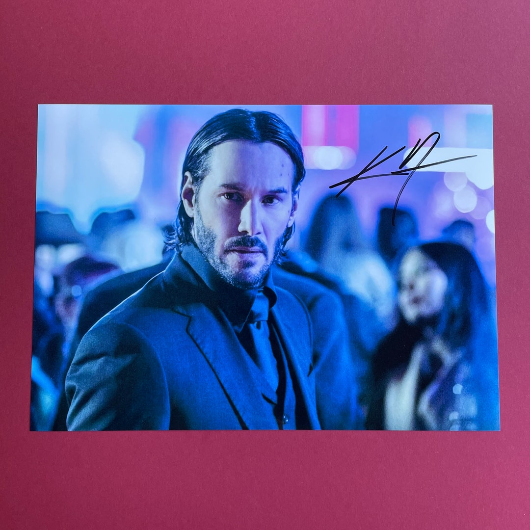 KEANU REEVES - Authentic Hand-signed Photo Autograph With Coa - Etsy