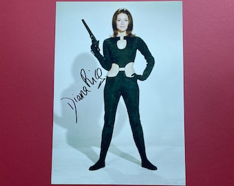 Diana Rigg Signed Photo Authentic Autograph With COA - Etsy