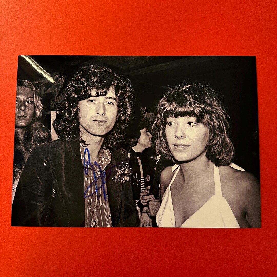 JIMMY PAGE / Led Zeppelin - Authentic Hand-signed Photo Autograph With ...