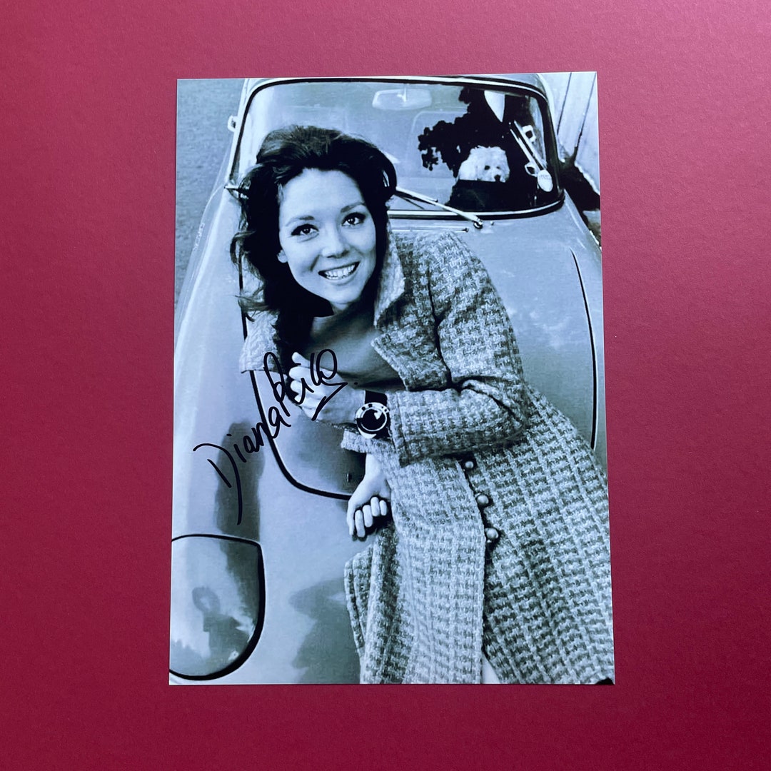DIANA RIGG Authentic Hand-signed Photo Autograph With Coa - Etsy
