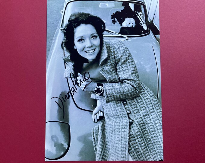 DIANA RIGG Authentic Hand-signed Photo Autograph With Coa - Etsy