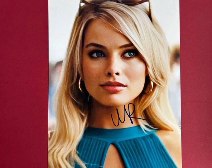 MARGOT ROBBIE - Authentic Hand-signed Photo Autograph With Coa - Etsy